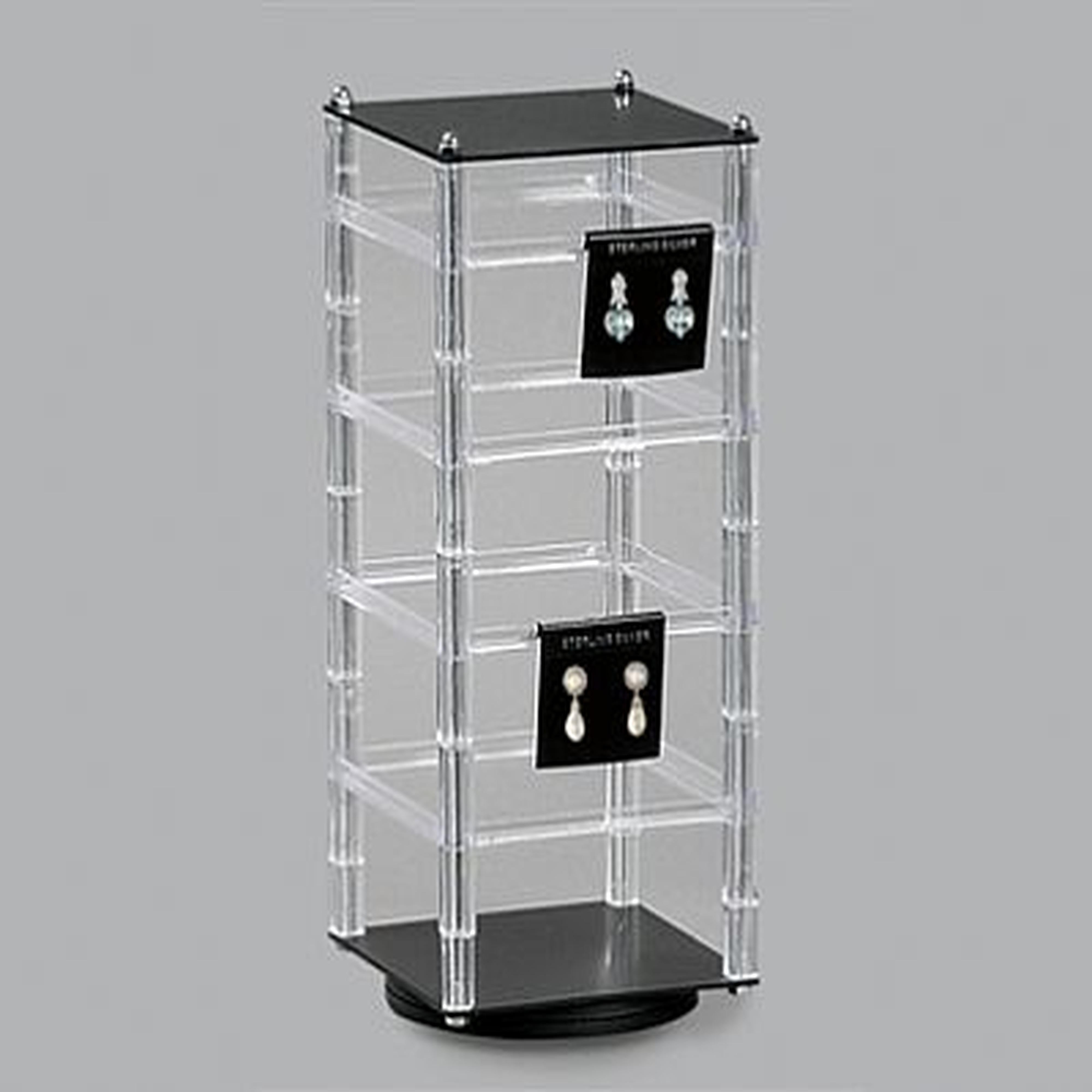 4-Sided Acrylic Hanging Card Display