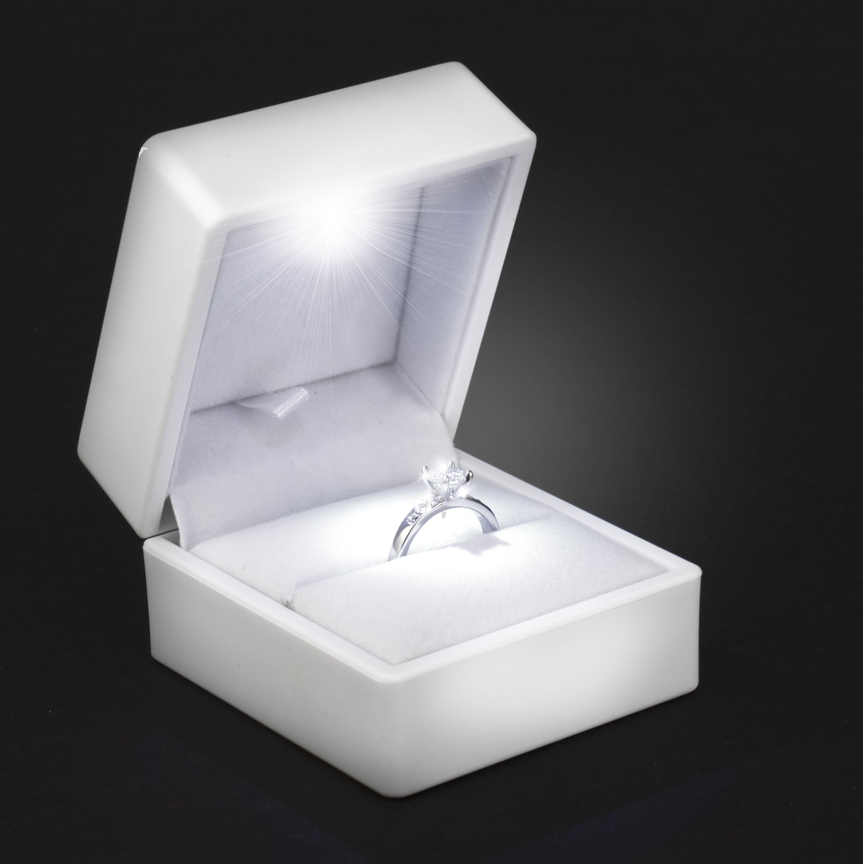 Matte LED Light Ring Box with Two Piece Packer